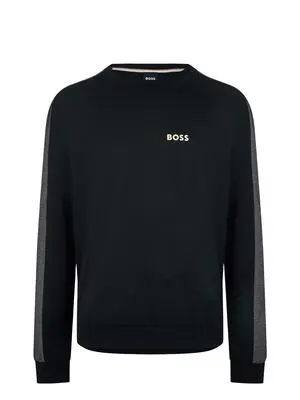 Hugo Boss Crew Neck Pullover Sweatshirt - Black