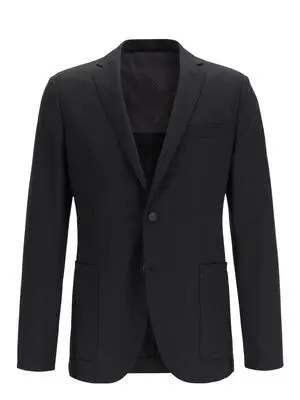 Hugo Boss Single-breasted Blazer - Black