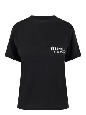Fear Of God Logo Detail T-shirt - Black