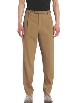 Barena Venezia Tailored Barrel Leg Trousers - Brown