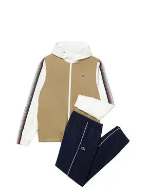Lacoste Colour Block Tracksuit - Black