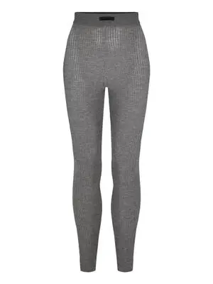 Fear Of God Ribbed Knitted Leggings - Gray