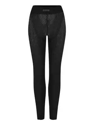 Fear Of God Ribbed Knitted Leggings - Black