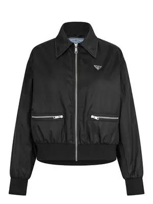 Prada Solid Color Casual Jacket - Black