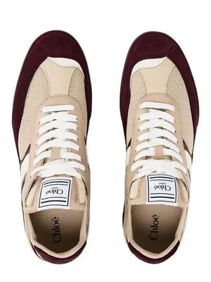 CHLOÉ Chloé Lace Up Low Top Sneakers