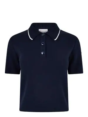 Moncler Simple Short-sleeved Shirt - Black