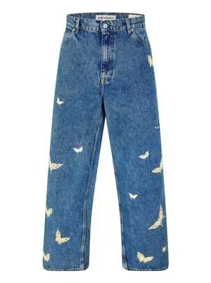 OUR LEGACY Our Legacy Straight-Leg Printed Jeans