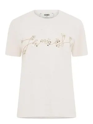 Fendi Logo T-shirt - White