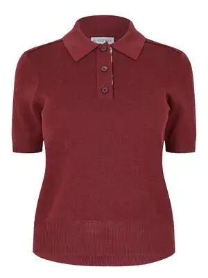 Burberry Short-sleeved Polo Shirt - Red