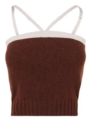 PRADA Prada Cropped Knit Camisole