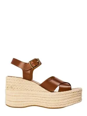 CHLOÉ Chloe Wedge Espadrille Sandals