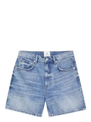 ANINE BING Anine Bing Denim Shorts With Belt Loops Blue