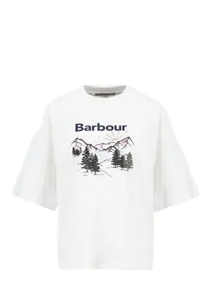Barbour Harper Graphic T-shirt - Cloud