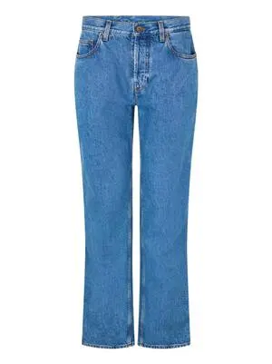 Burberry Wide-leg Jeans - Blue