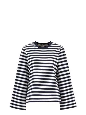 Barbour Striped Long Sleeve Sweatshirt - Black