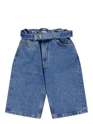 OFF-WHITE Off-White Belted Denim Shorts