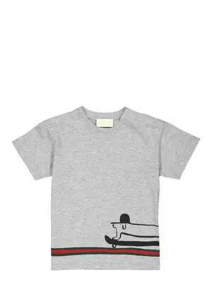 GUCCI Gucci Printed Short Sleeve T-Shirt
