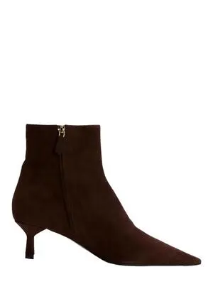 PRADA Prada Pointed Ankle Heeled Boots