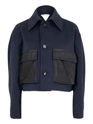 Bottega Veneta Cropped Jacket - Black