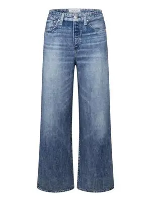 RAG & BONE Rag & Bone Wide Leg Denim Trousers