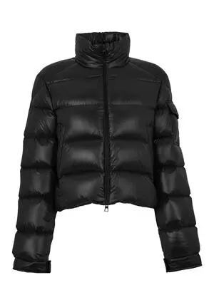 Moncler Stand Collar Down Jacket - Black