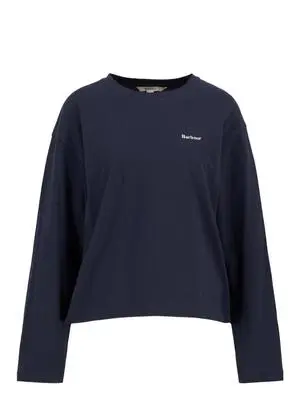 Barbour Crew Neck Long Sleeve T-shirt - Navy