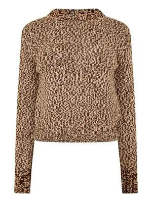 MONCLER Moncler Leopard Print Knitted Sweater