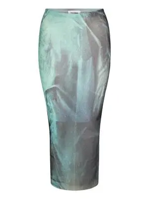 JEAN PAUL GAULTIER Midi Skirt - Gray