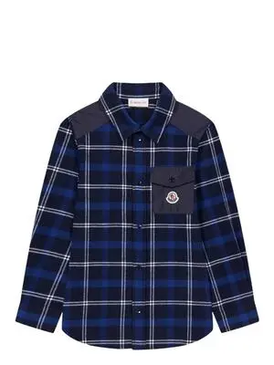 MONCLER Moncler Plaid Long Sleeve Shirt