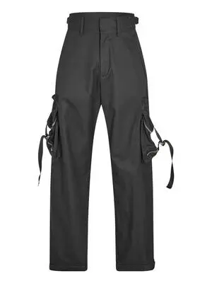 Off-White Wide-leg Cargo Pants - Black
