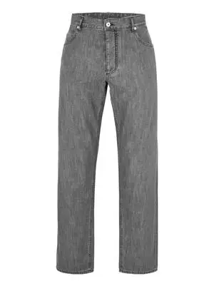 Bottega Veneta Black Straight Jeans - Gray