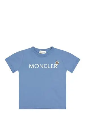 Moncler Logo Crew Neck T-shirt - Blue