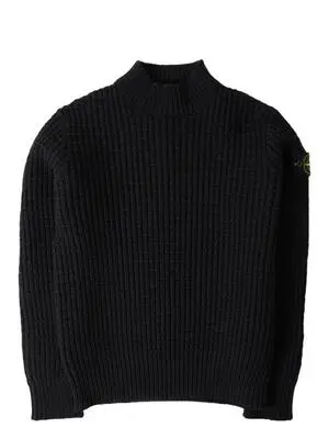 Stone Island Compass Jumper - Black
