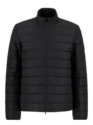 Barbour Aldon Quilted Jacket With Stand Collar - Black