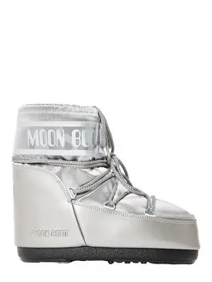 Moon Boot Icon Low Glance Satin Boots - No