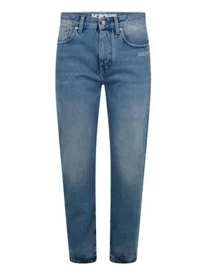 Off-White Straight Leg Jeans - Blue