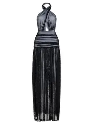 Norma Kamali Halter Neck Dress - Black