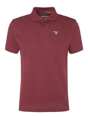Barbour Tartan Pique Polo Shirt - Ruby