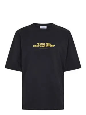 Off-White Logo Crew Neck T-shirt - Black