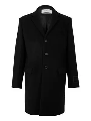 Off-White Slim Coat Sn99 - Black