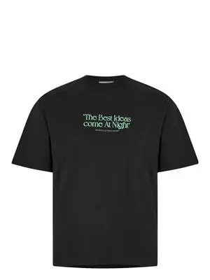 Off-White Logo Short Sleeve T-shirt - Black