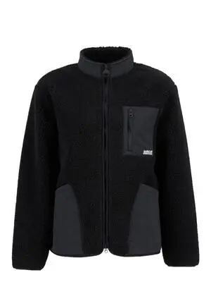 Barbour Adams Oversized Fleece Jacket - Black