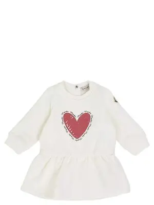 Moncler Heart Dress - White