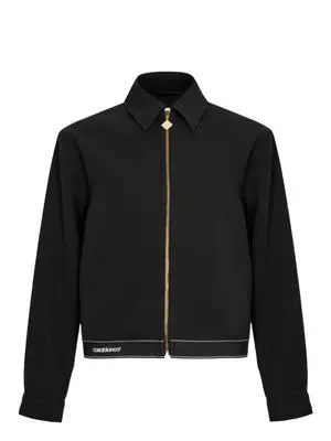 Casablanca Casablanca Logo Zip-Up Jacket Black