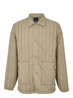Rains Quilted Long-sleeve Casual Jacket - Nude
