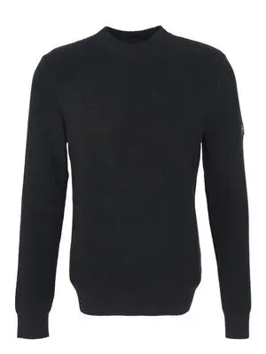 Barbour Crawley Crew Neck Jumper - Black