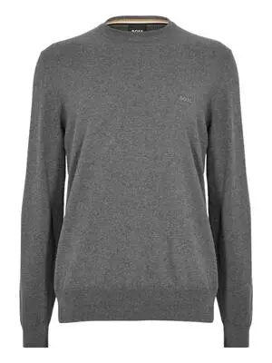 Hugo Boss Pascas Knit Jumper - Gray