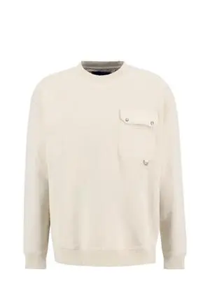 Barbour Leazes Crew Sweatshirt - Ecru