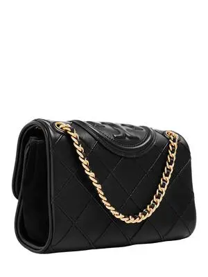 Tory Burch Quilted Chain Shoulder Bag - Black