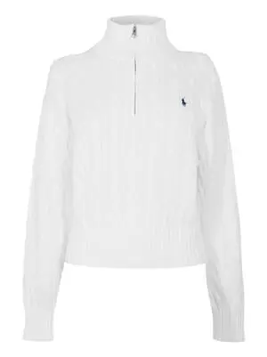 POLO RALPH LAUREN Polo Ralph Lauren Cable-Knit Half-Zip Sweater